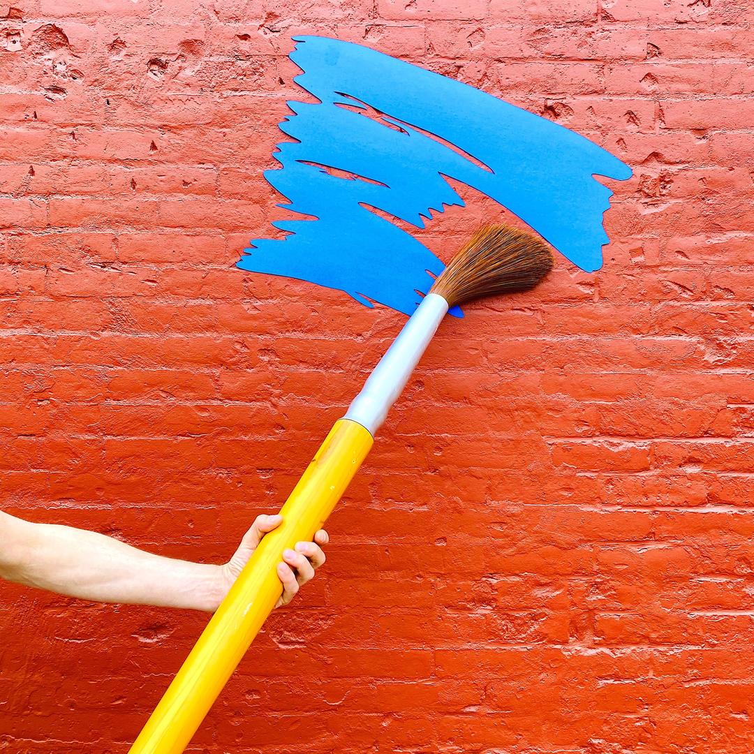 Vintage Think Big Oversized Paint Brush | Odd Eye | East Village - New ...