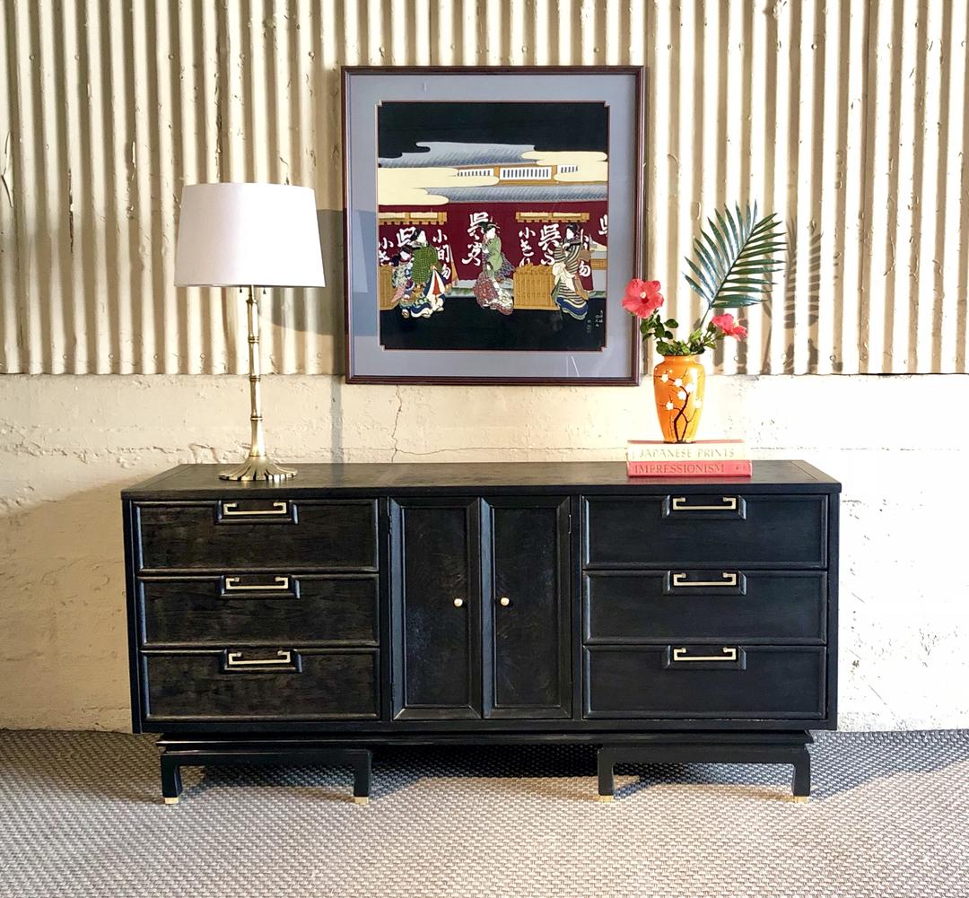 Hollywood Regency / Chinoiserie Credenza - Dresser | Bridge + Fog ...