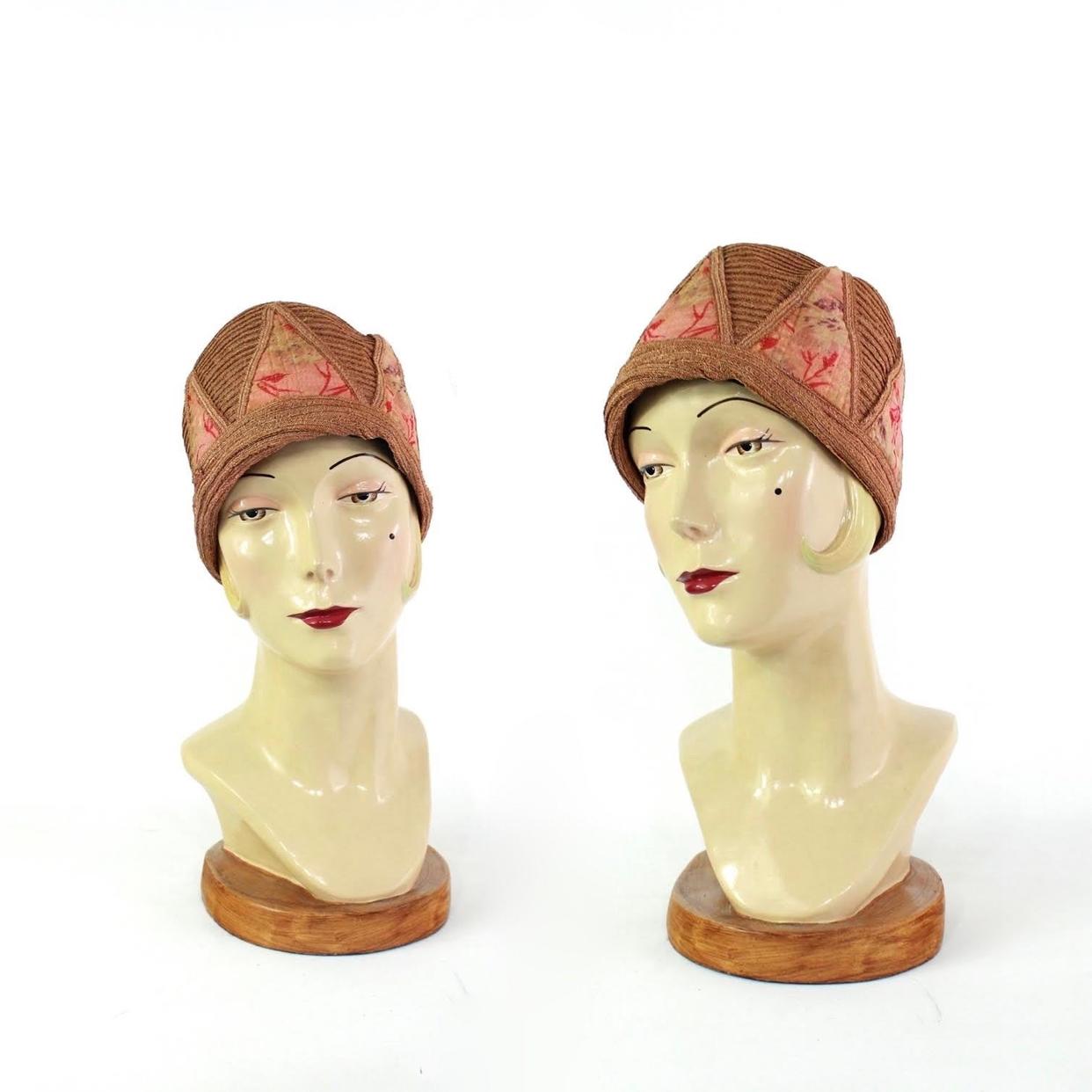 1920s Straw Cloche - 1920s Pink Cloche Hat | Veracious Vintage - Austin ...