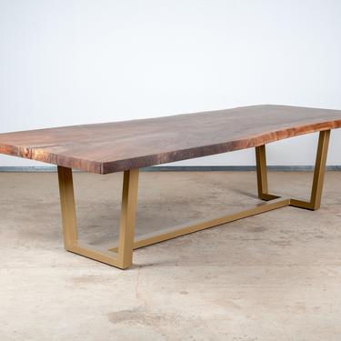 Walnut Single Slab Dining Table | Kirkpatrick Designs - Valley Center ...