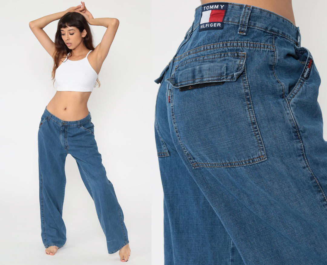 Tommy Hilfiger Jeans 35 -- 90s Jeans TOMMY HILFIGER Denim Pants 1990 ...