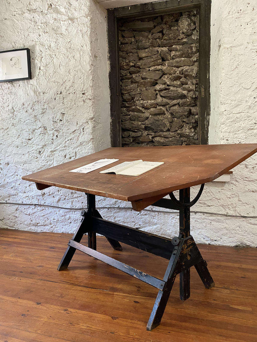 Industrial drafting table antique drafting table industrial standing desk | VintaDelphia ...