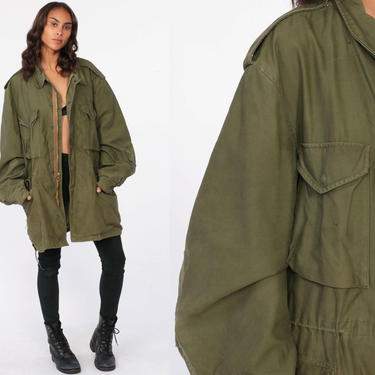 Green Military Jacket Zip Up Commando Jacket 80s | Shop Exile - Tucson ...
