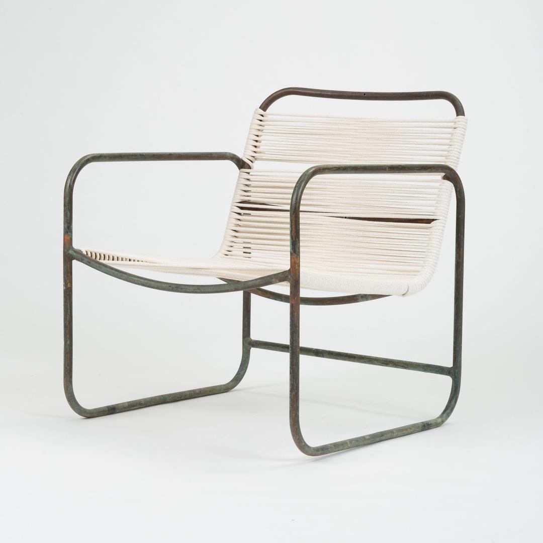 Bronze Patio Lounge Chair by Kipp Stewart Terra | Den | Los Angeles, CA
