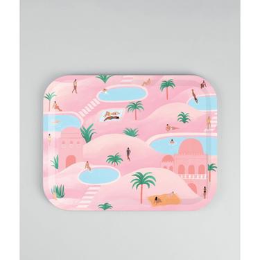 'Desert Oasis' Rectangle Art Tray | Humboldt House | Chicago, IL