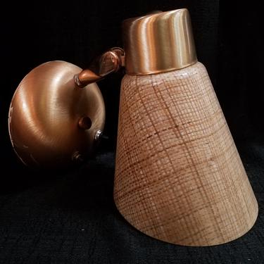 MCM Swivel Sconce with Fiberglass Cone Shade | Earthwise Architectual ...