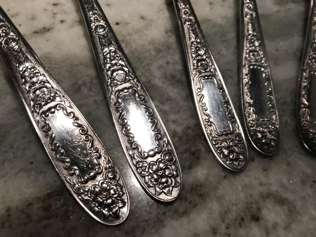 Antique Monarch Plate Mildred Flatware 1936 Pattern | Raven Pear ...