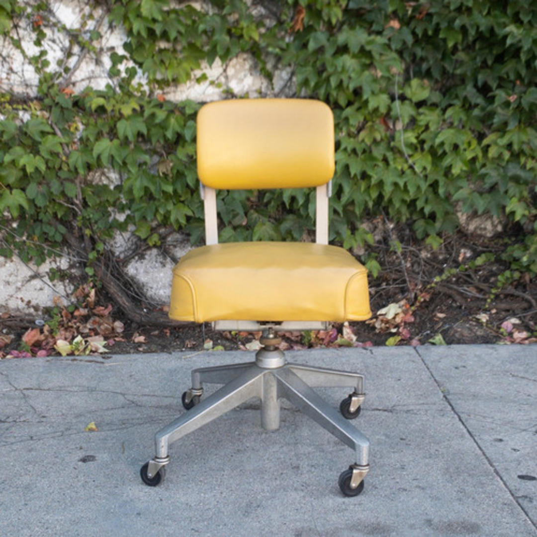 Vintage Mustard Tanker Chair | Sunbeam Vintage | Highland Park - Los ...
