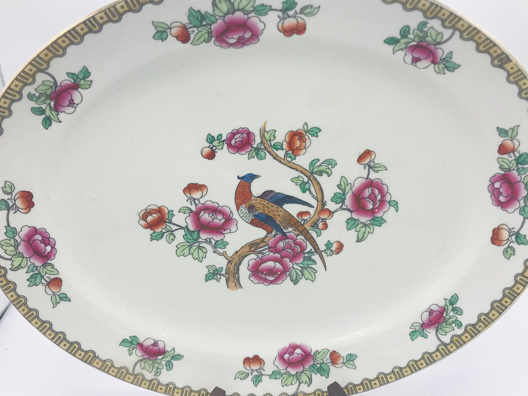 Antique F Winkle & Co Whieldon Ware Smooth "Pheasant" 14.5 ...