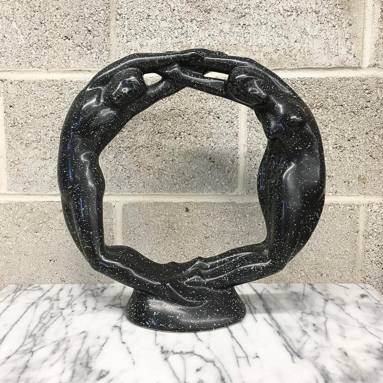 Vintage Statue Retro 1980s Haeger + Pottery + Ceramic + Eternity ...