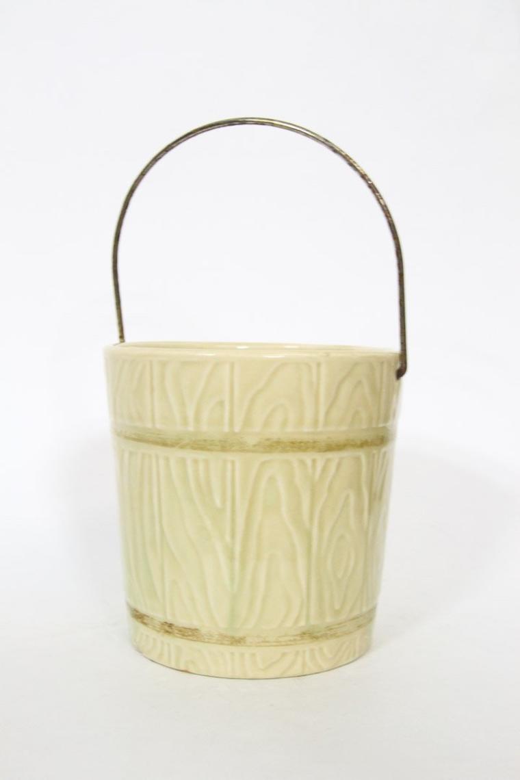 Vintage Hull Ceramic Bucket Art Pottery Pail 94b | Vintage Goofball ...
