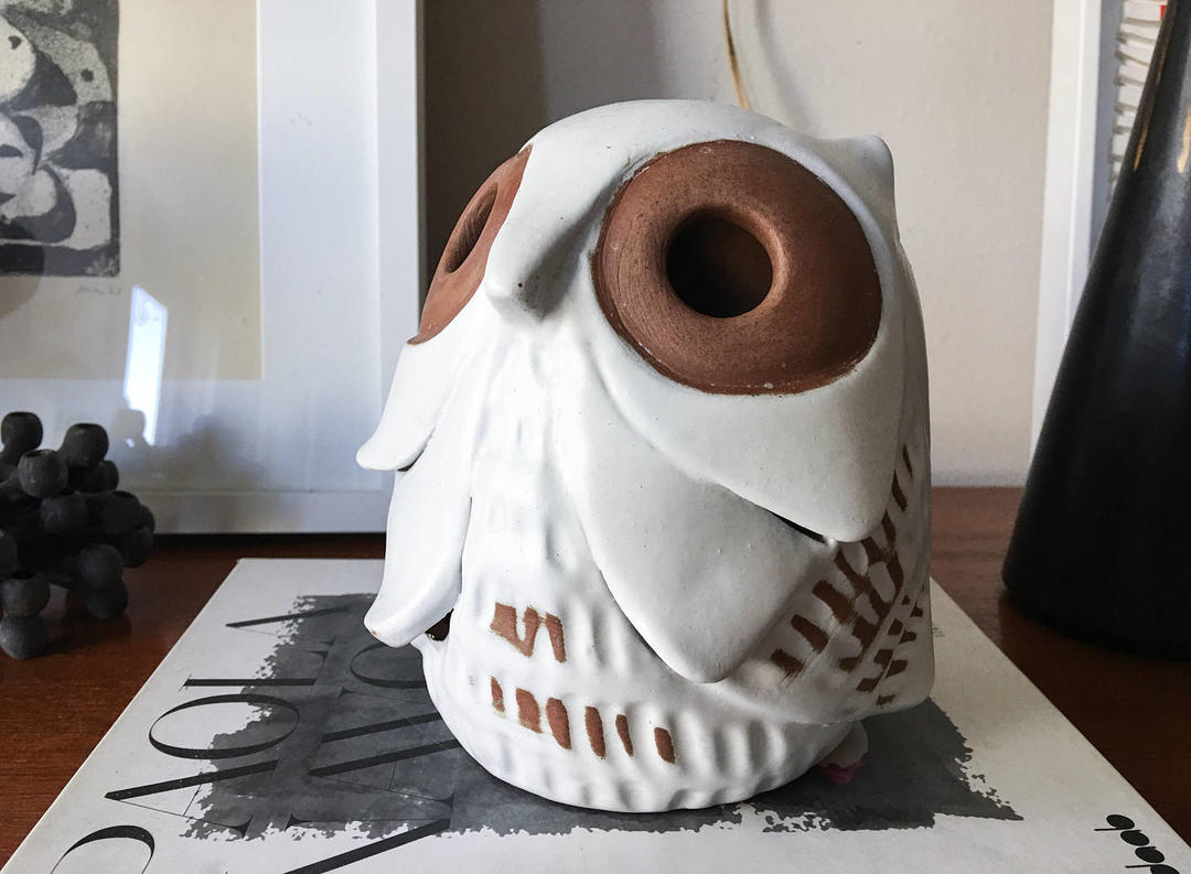 Owl Lantern California Pottery by SDW Designs West Raul Coronel ...