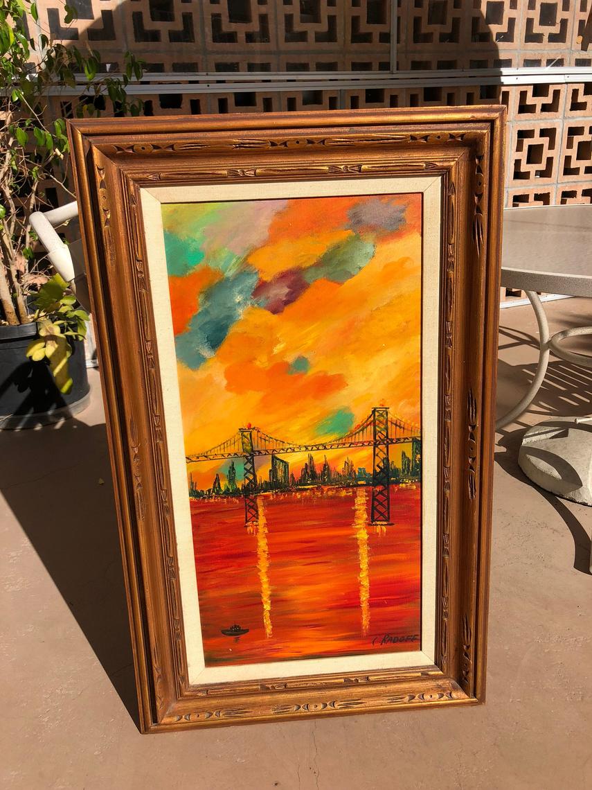 Charles Radoff, Xavier Basil Radoff, Original Oil Painting, Oil ...