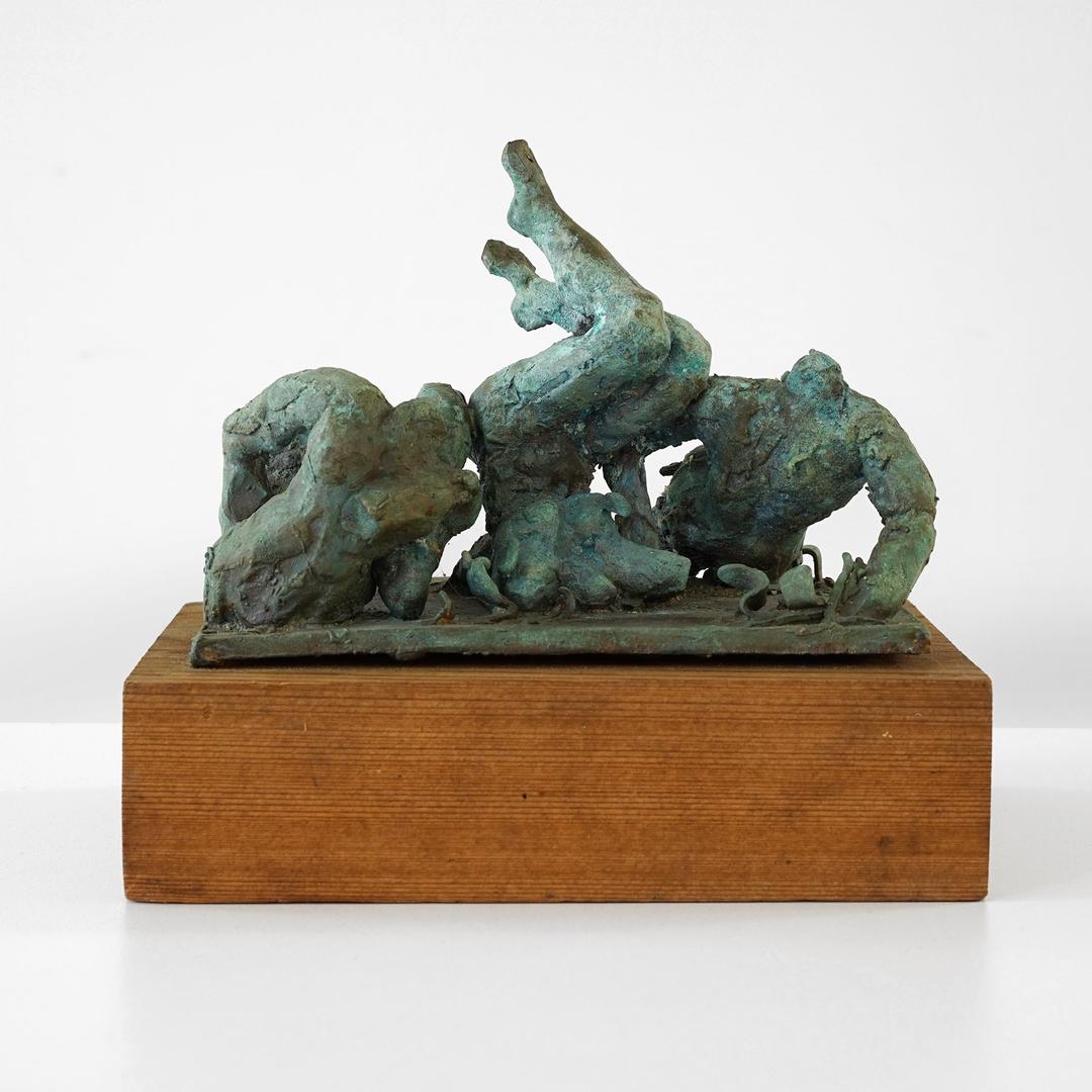 modernist bronze sculpture, sally dillon sculpture, 1960's bronze ...