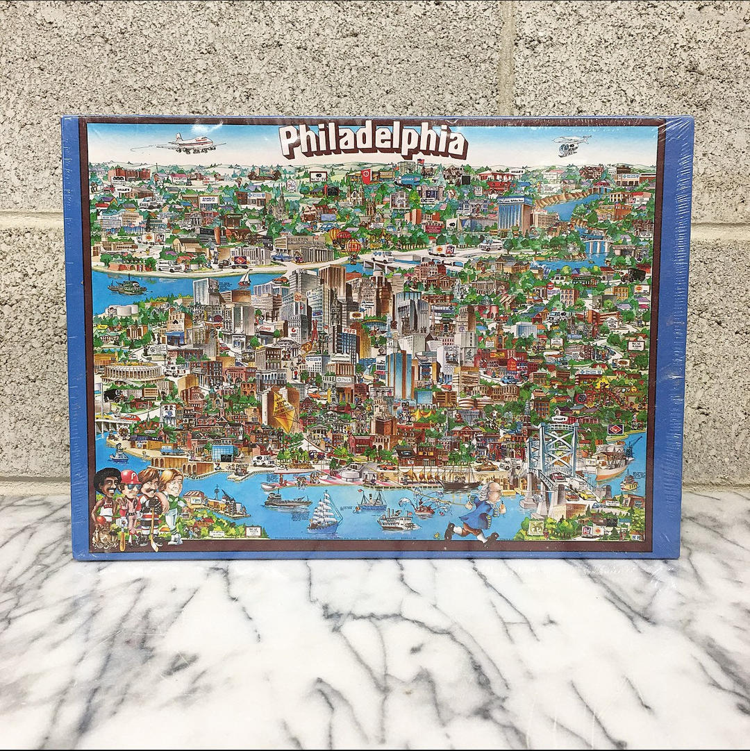 Vintage Philadelphia Jigsaw Puzzle Retro 1980s Unopened + City ...