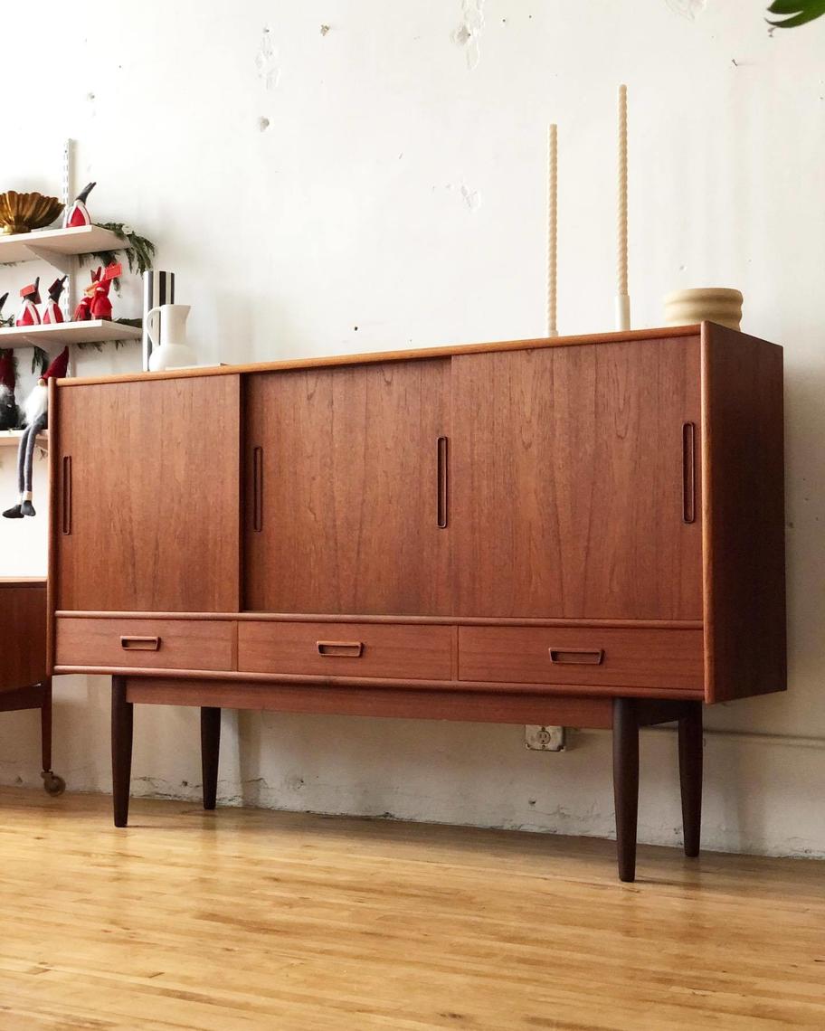 Danish Teak Highboard | Golden Age Design | Robbinsdale, MN