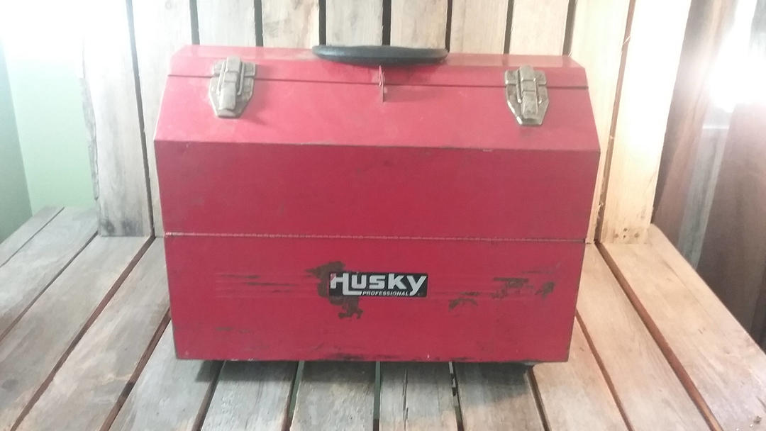 Husky Tool Box, Large Tool Box, Tool Box With Wheels, | Up the Antique ...