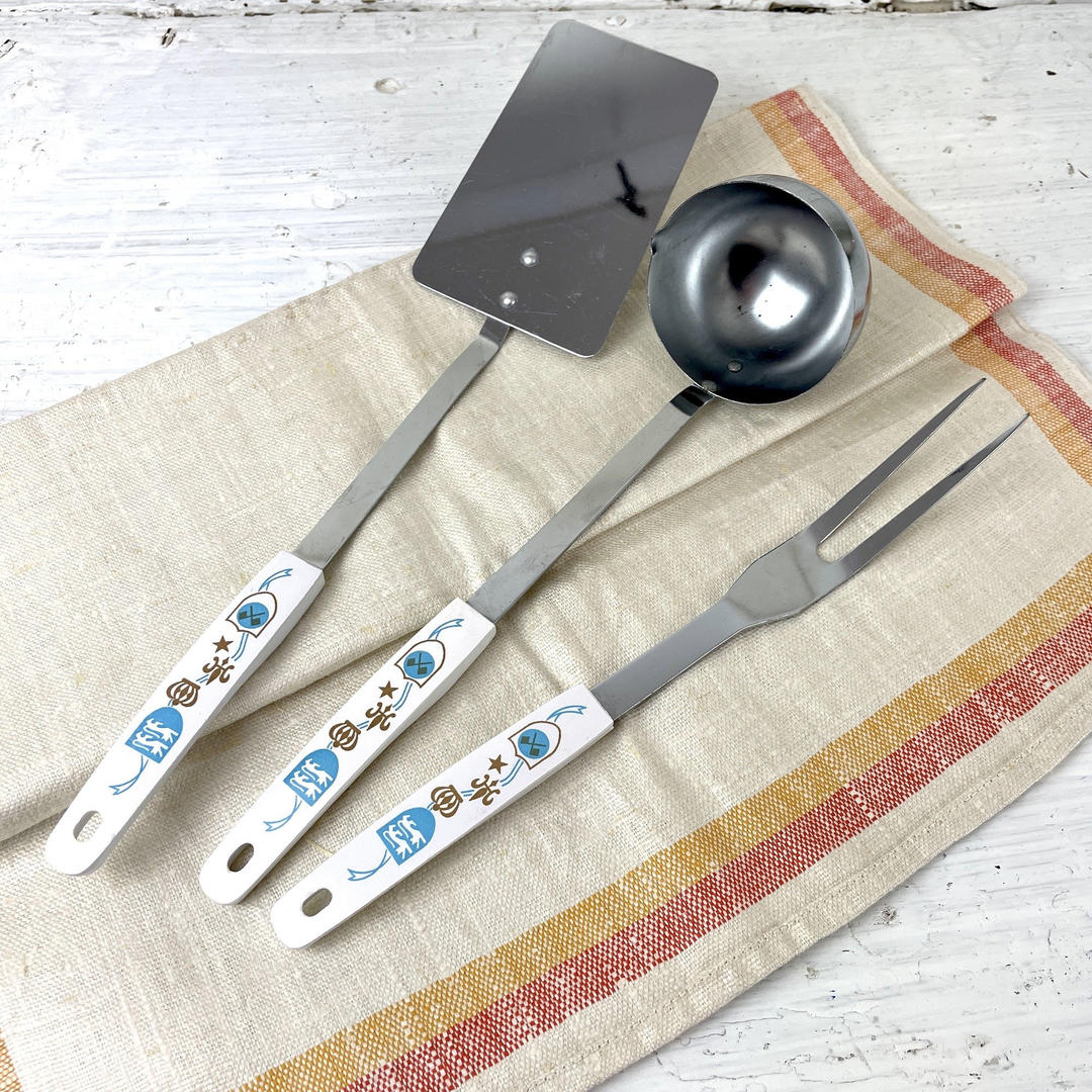 Fork, Spatula and Ladle - vintage 1960s kitchen utensils - | NextStage ...