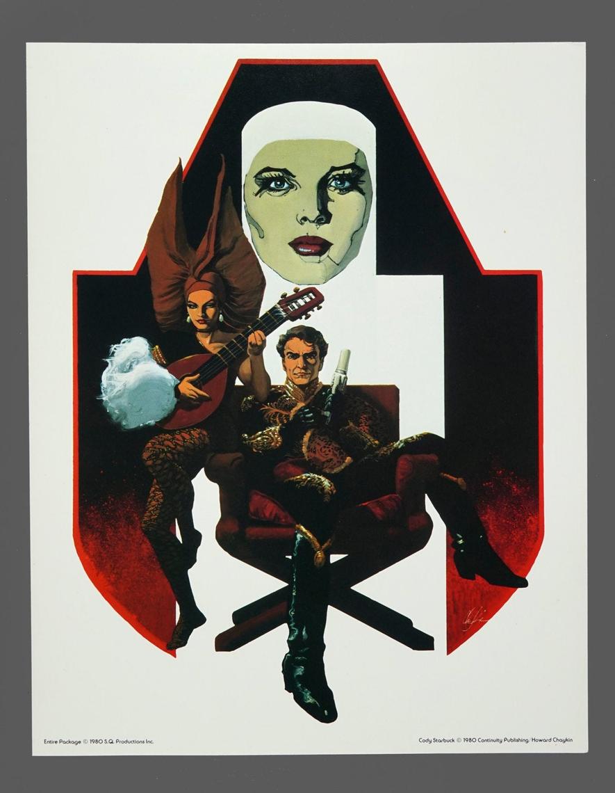 1980 Howard Chaykin Print Cody Starbuck Limited Edition 167/1000 Color ...
