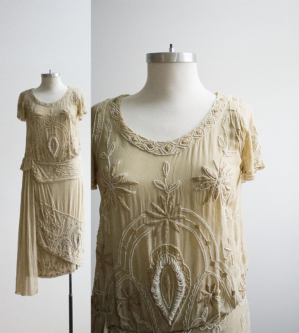 Vintage Early 1900s Gown / Vintage Edwardian Formal Dress / Intricately ...