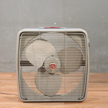 Retro Industrial General Electric Box Fan | Furnish Green - Midtown ...