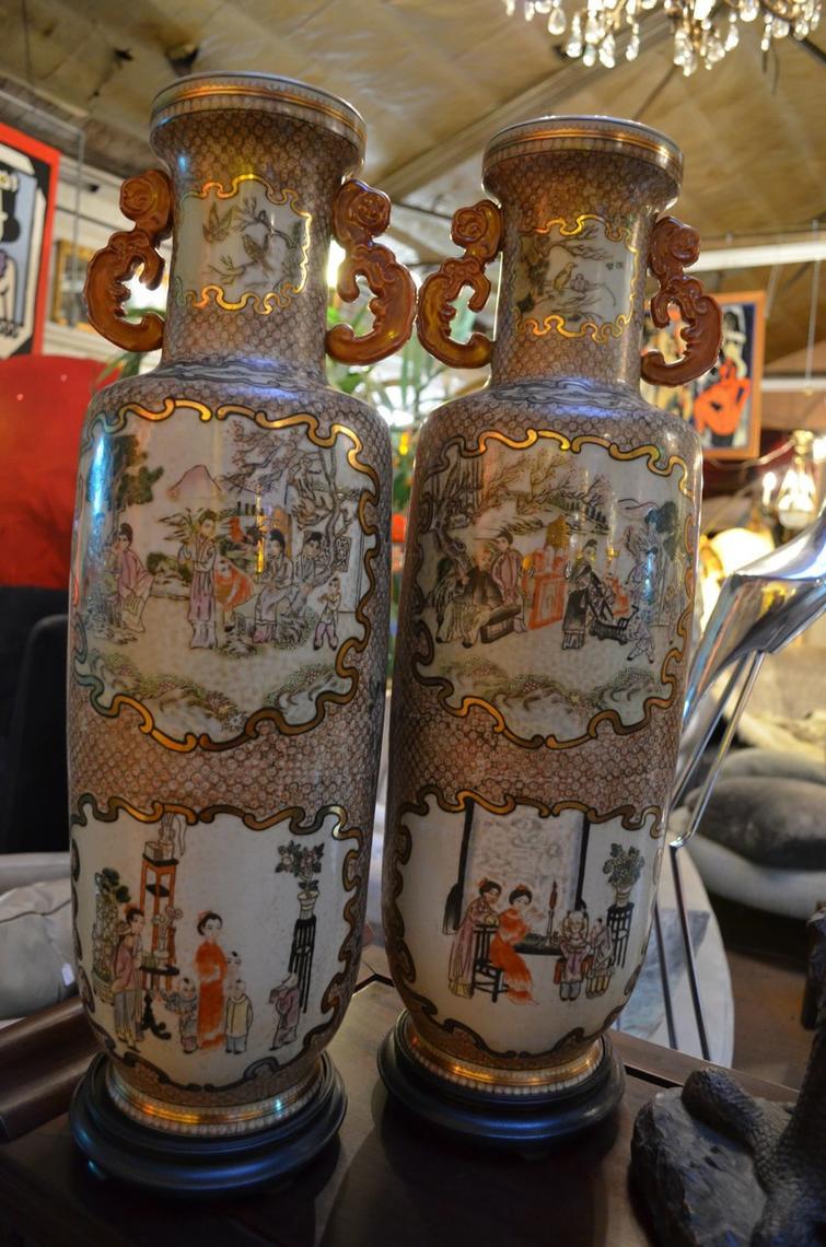 Antique Maitland Smith Chinese Vases | Vintage Grind House | Chicago, IL