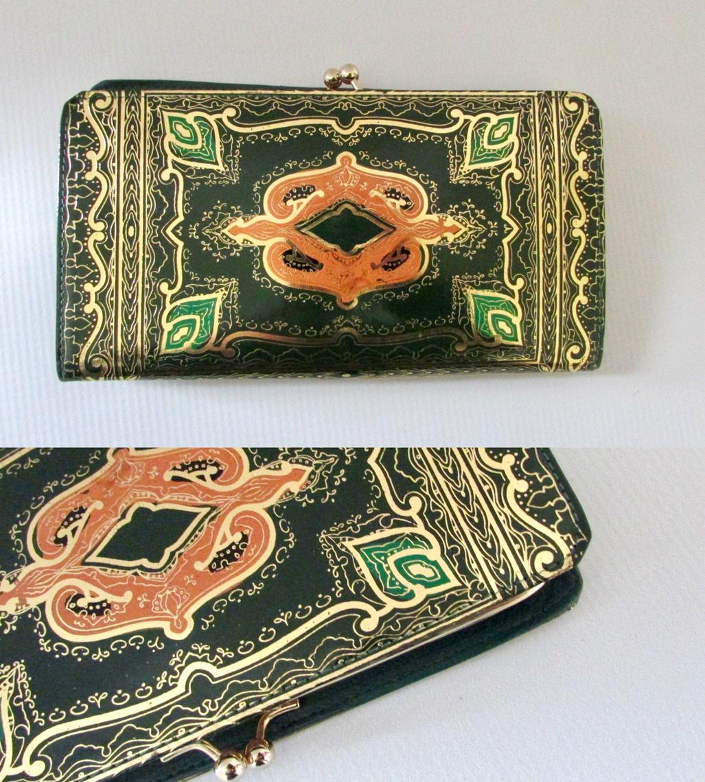 ITALIAN RENAISSANCE Vintage 50s Fiocchi Wallet w/ Gold Leaf | 1950s ...