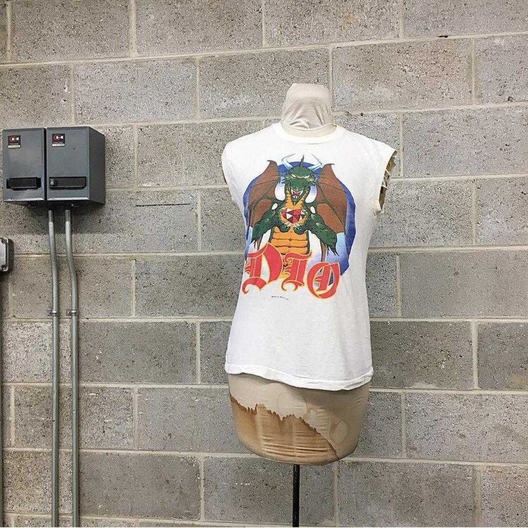 Vintage DIO 1985 RARE Retro Unisex Size Medium Dragon Sleeveless Tank ...