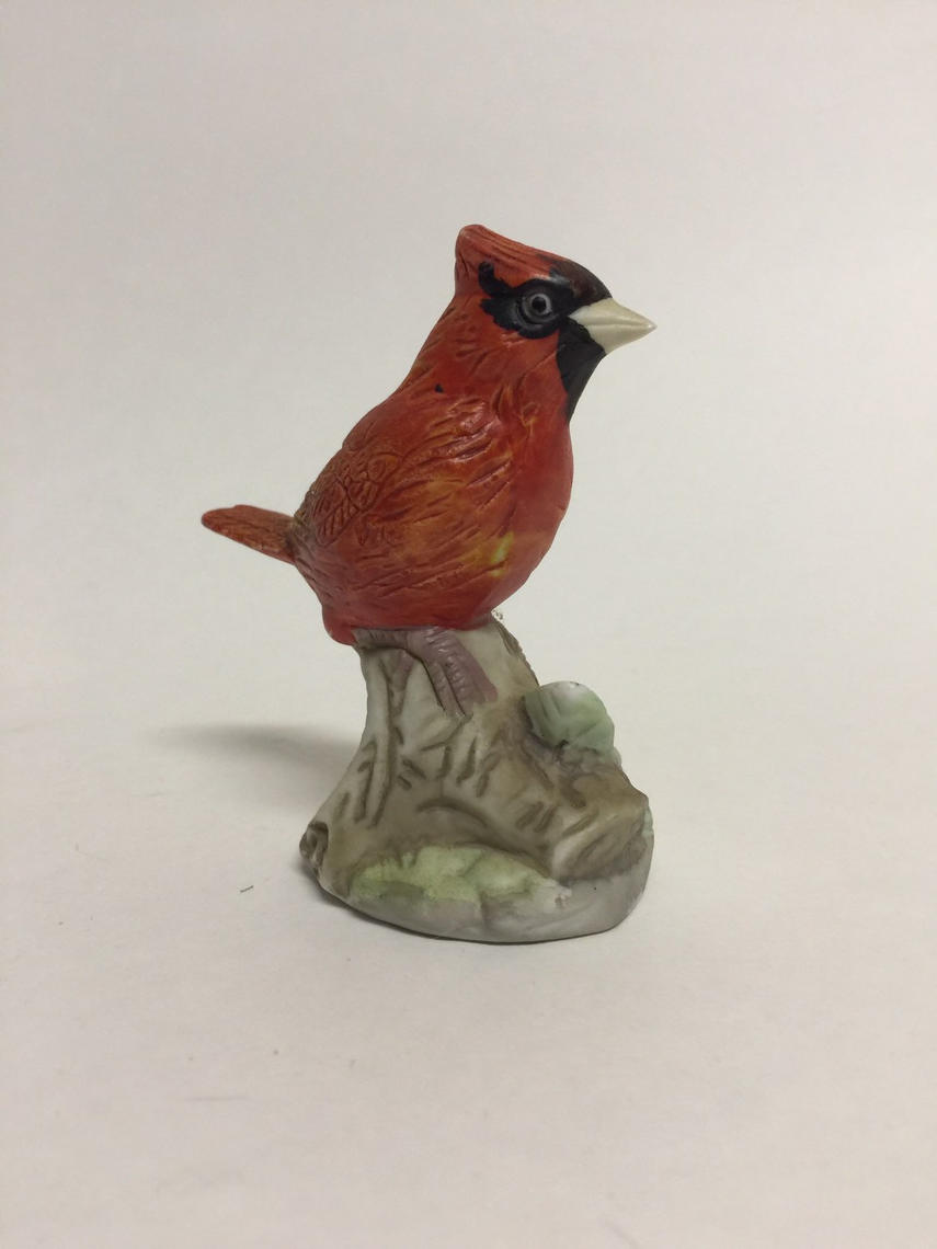 Vintage Cardinal Figurine, Red Bird Figurine | Vintage Goofball ...