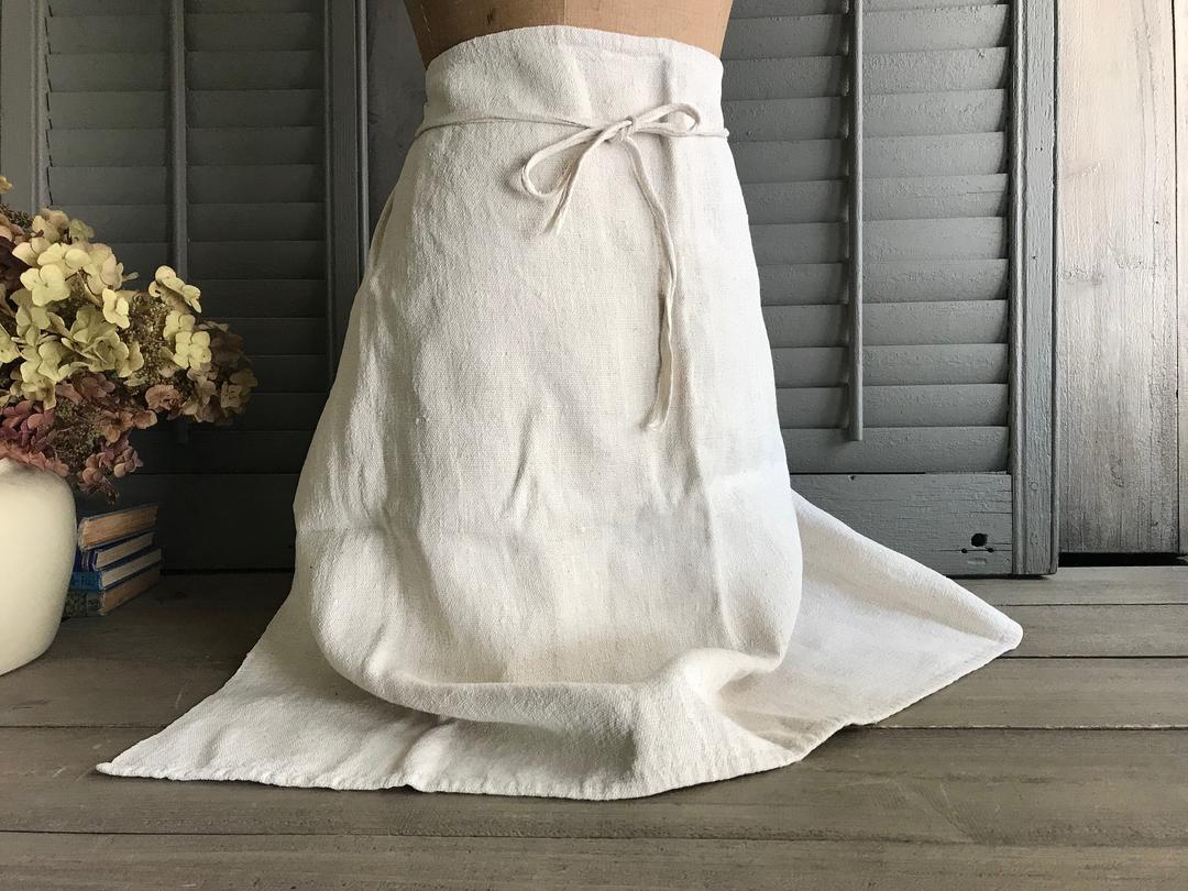 Rustic French Apron, Hemp Linen, Bakers Chefs, French Farmhouse Cuisine ...