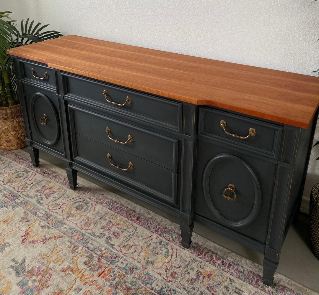 Vintage Bassett Italian Provincial Buffet Credenza Entry Table *Local ...