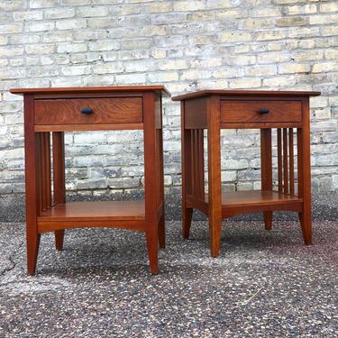 Ethan Allen Elements Maple Nightstands a pair Mixed Modern Nashua NH