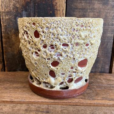 Beautiful lava finished mcm plant pot, lava planter, | People Will ...