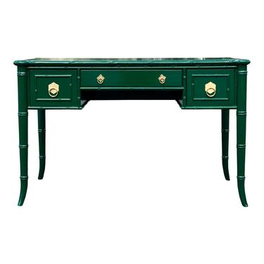 Ethan Allen Faux Bamboo Desk Vanity 2nd Story Trading Co Rockaway NJ