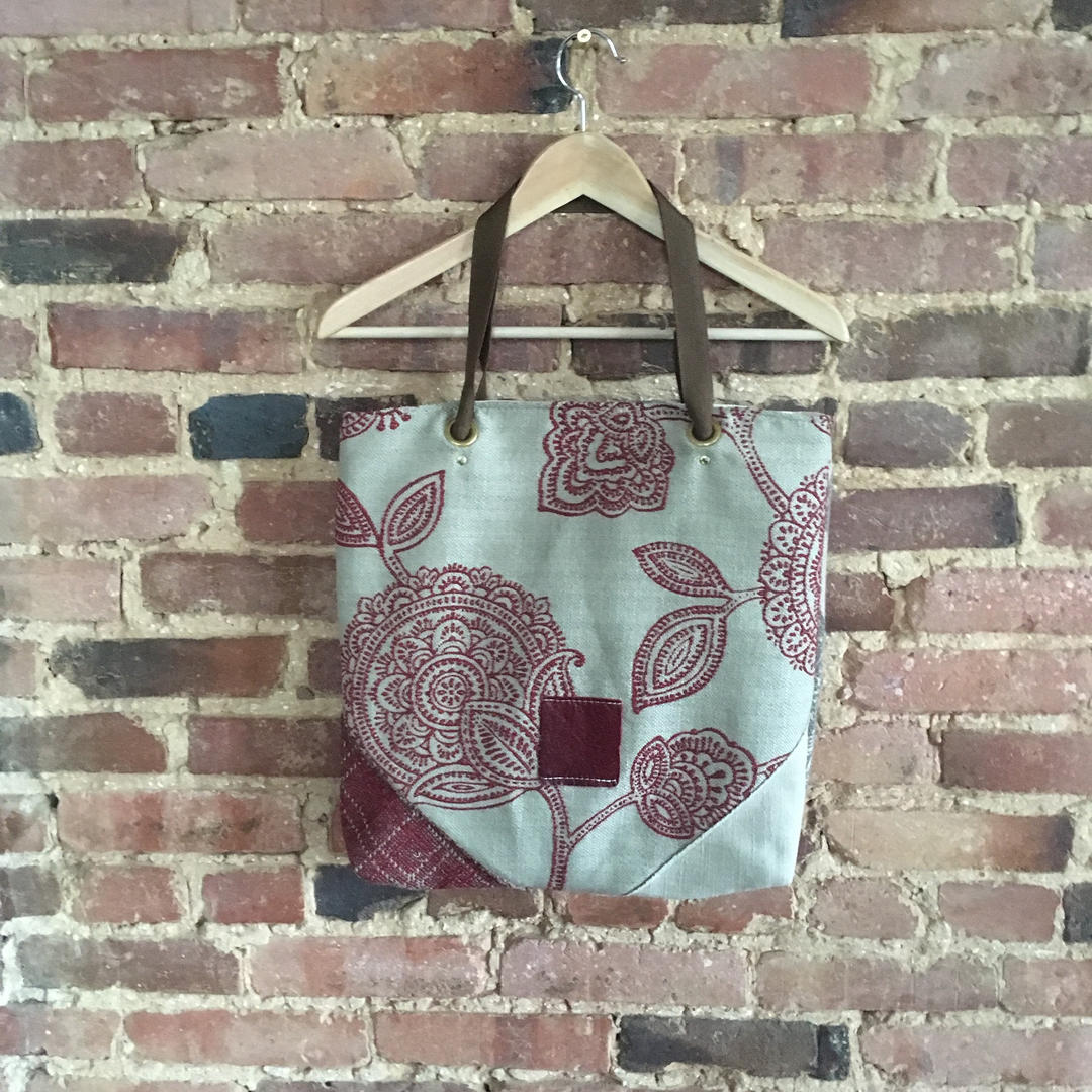 Subdued Floral Life Tote 2.0 | Fox Glove Bags | Baltimore, MD