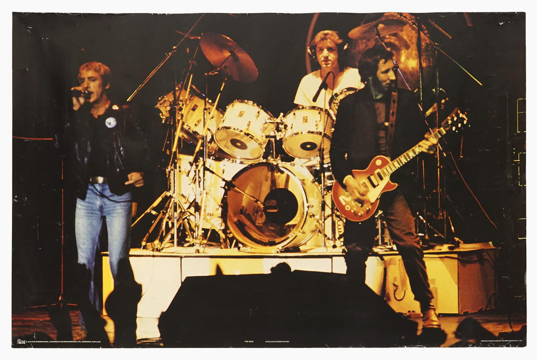 1979 The Who Poster Vintage Music Poster Rock Band Genuine Original ...