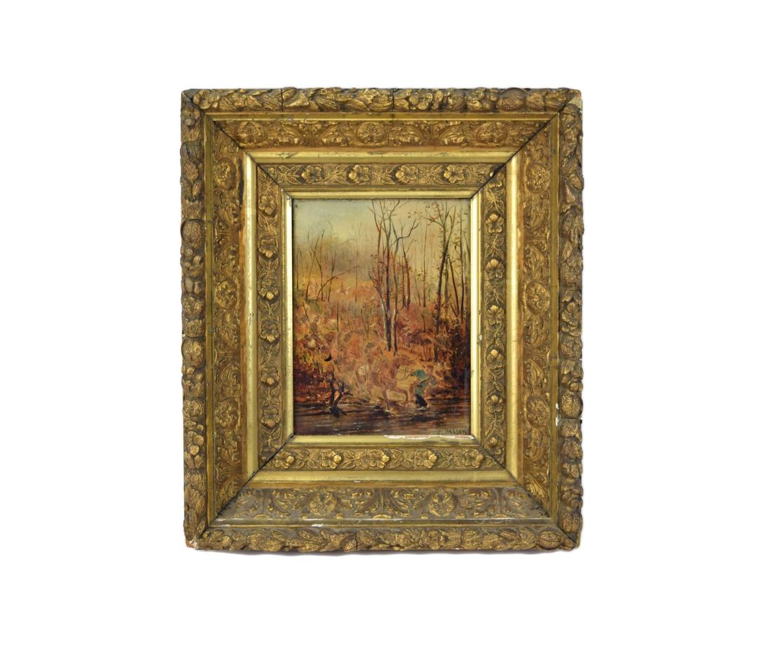 Charles Jean Baptiste Besson French Oil Painting Ghostly Soldiers ...