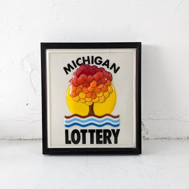 Michigan Lotto Sign | Woodward Throwbacks - Hamtramck, MI | ATTIC