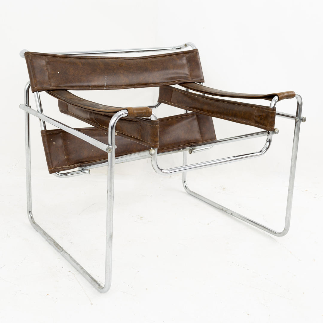 Wassily Mid Century Leather & Chrome Lounge Chair - mcm | Modern Hill ...