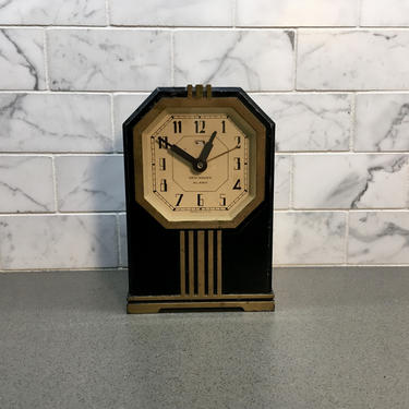 1920s Art Deco Electric Alarm Clock, New Haven | Deco2Go - Seattle, WA ...