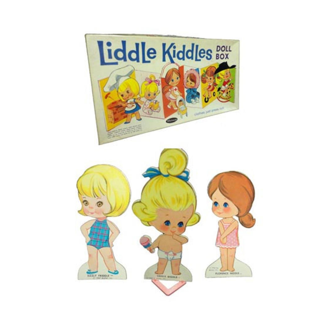 SALE Vintage Liddle Kiddles - Liddle Kiddle Paperdolls, 1960's Paper ...