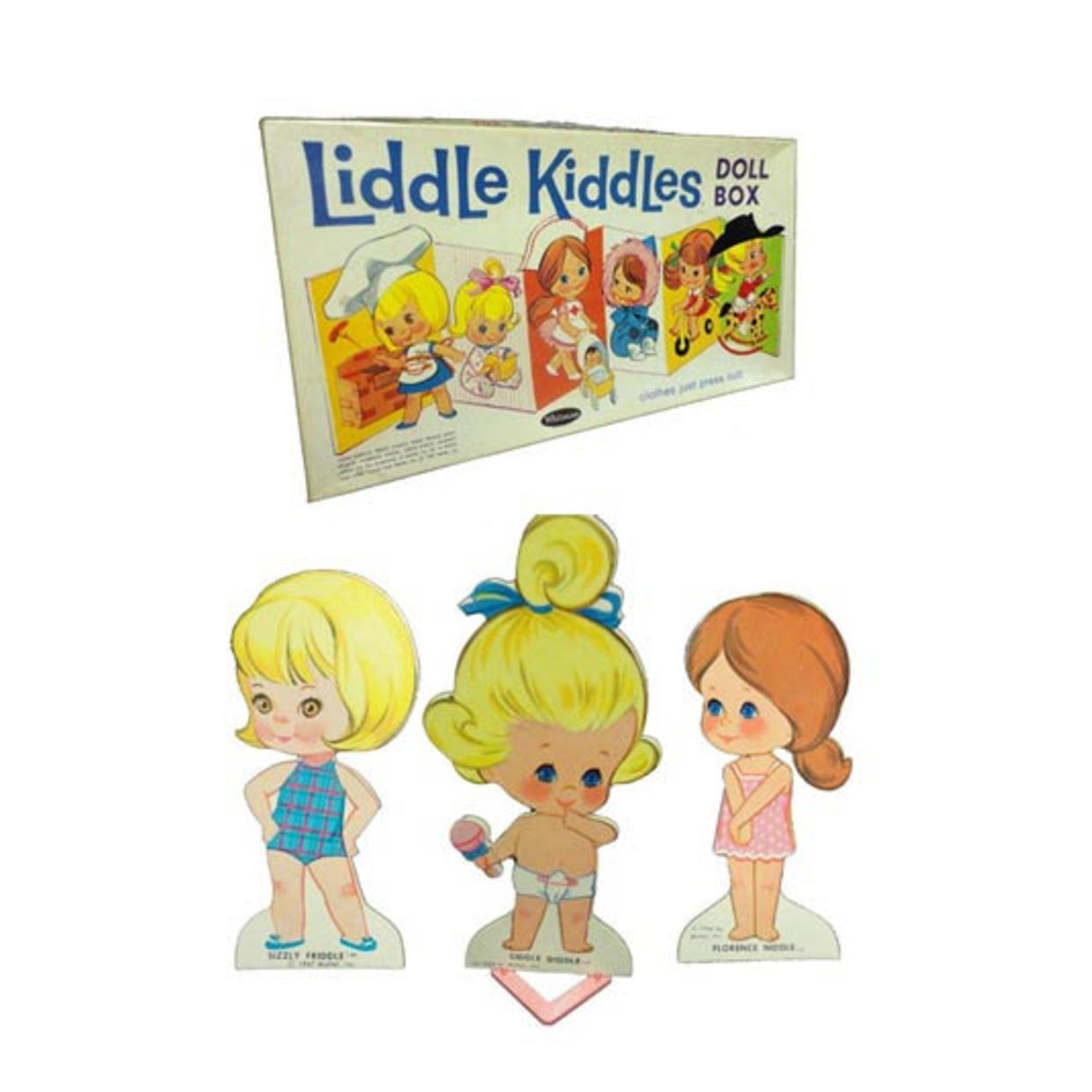 SALE Vintage Liddle Kiddles - Liddle Kiddle Paperdolls, 1960 | A GoGo ...