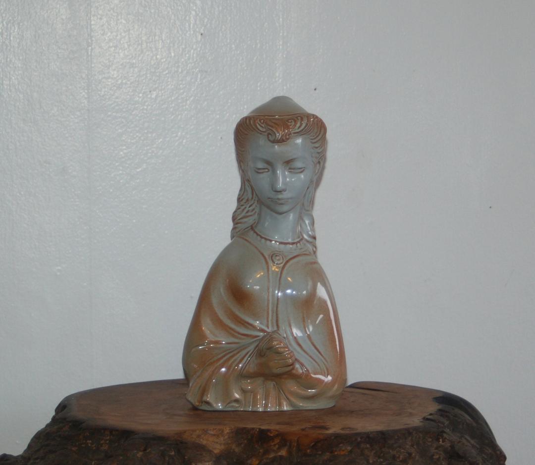 WEDGWOOD 1959 Rare Arnold Machin Bust of Penelope Decorated with by ...