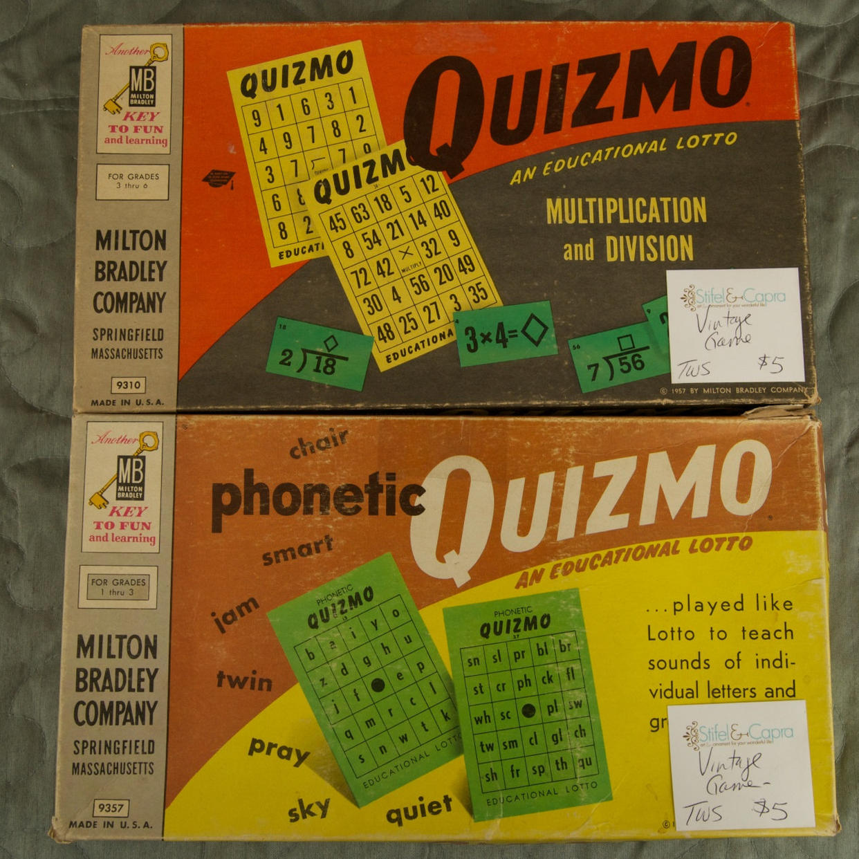 Lot of 2 Quizmo Games by Milton Bradley | Stifel & Capra - Falls Church ...