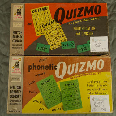 Lot of 2 Quizmo Games by Milton Bradley | Stifel & Capra | Falls Church, VA