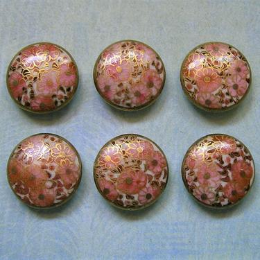 Antique Satsuma Buttons, Old Set of Six Satsuma | Keepsake Jewels - Los ...