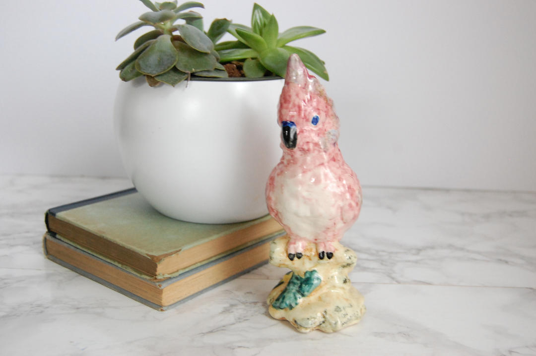 Stangl Pottery Bird Statue Vintage Porcelain Bird Figurines Pink ...