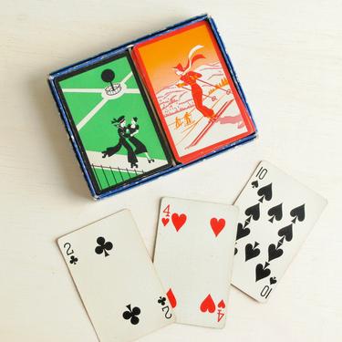 Vintage Playing Card Set, Hamilton Playing Cards, Retro | Little Dog ...