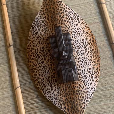 Tiki Decor, tiki on shield, cheetah, Witco style, Tiki bar, | Atomic ...