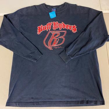 Vtg Ruff Ryders Brand Black Long Sleeve Ruff | Monkies Vintage - Austin ...